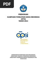 Pedoman OPSI 2024 untuk SMP/SMA | PDF