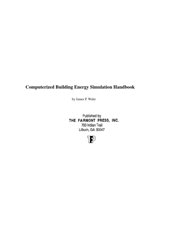 Computerized Building Energy Simulation Handbook PDF | PDF | Computer ...