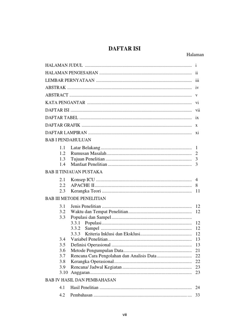 3. Daftar Isi Skripsi