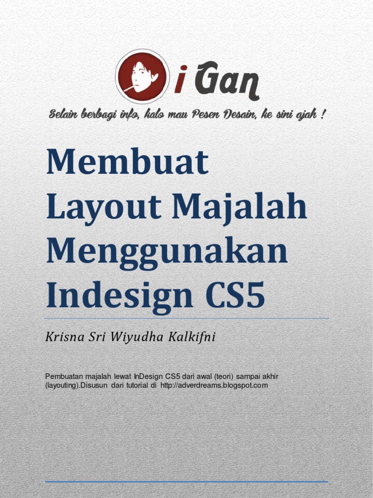 Membuat Layout Majalah Menggunakan Indesign CS5 | PDF