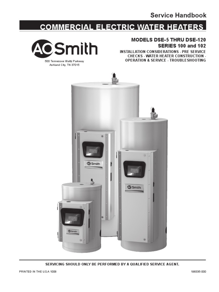 AO Smith Commercial Electric Water Heaters | Fuse (Electrical ...