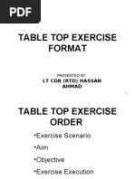 Guidelines On Table-Top Exercise | PDF | Fire Safety
