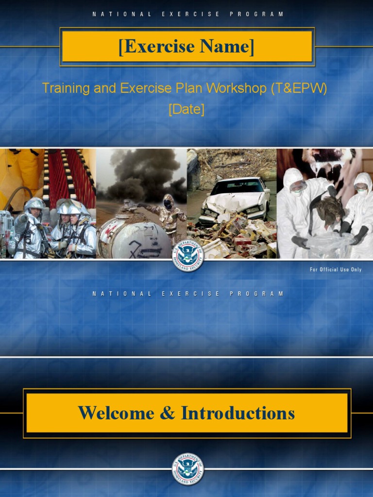 Training and Exercise Plan Workshop | PDF | Emergency Management ...