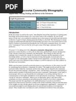 Ethnographic Research Proposal Sample Draft | PDF | Editing | Question