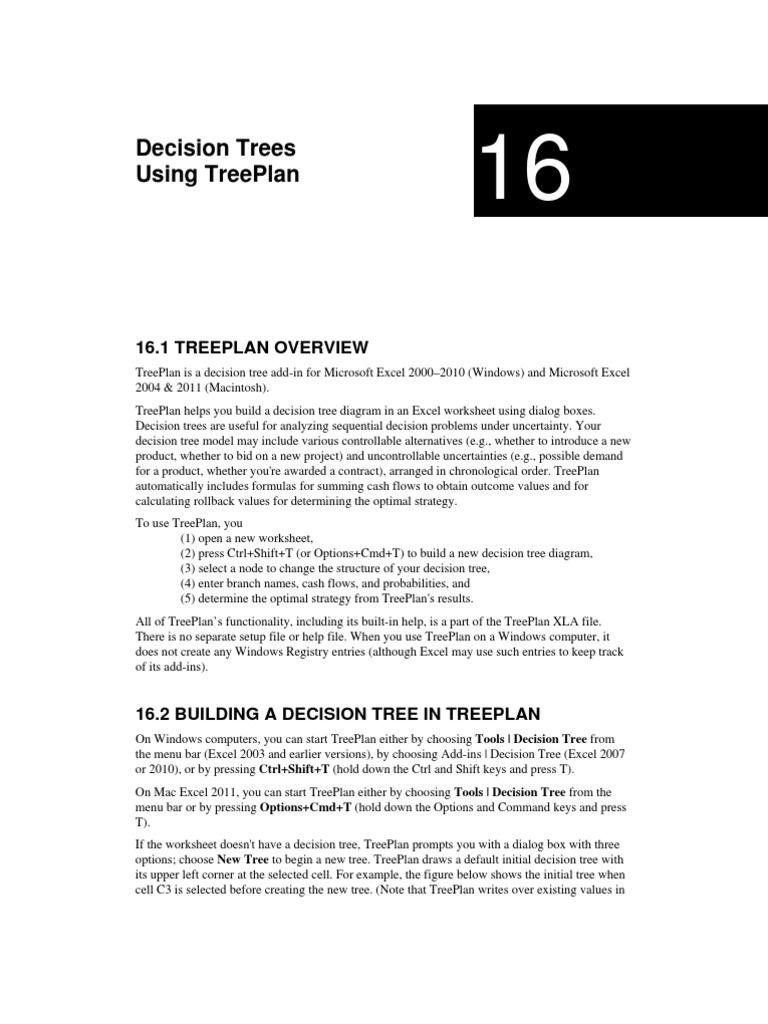 Decision Trees Using Treeplan | PDF