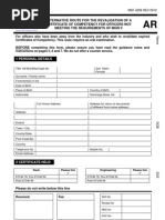MSF 4201 COC Revalidation Application | PDF | Freight Transport ...