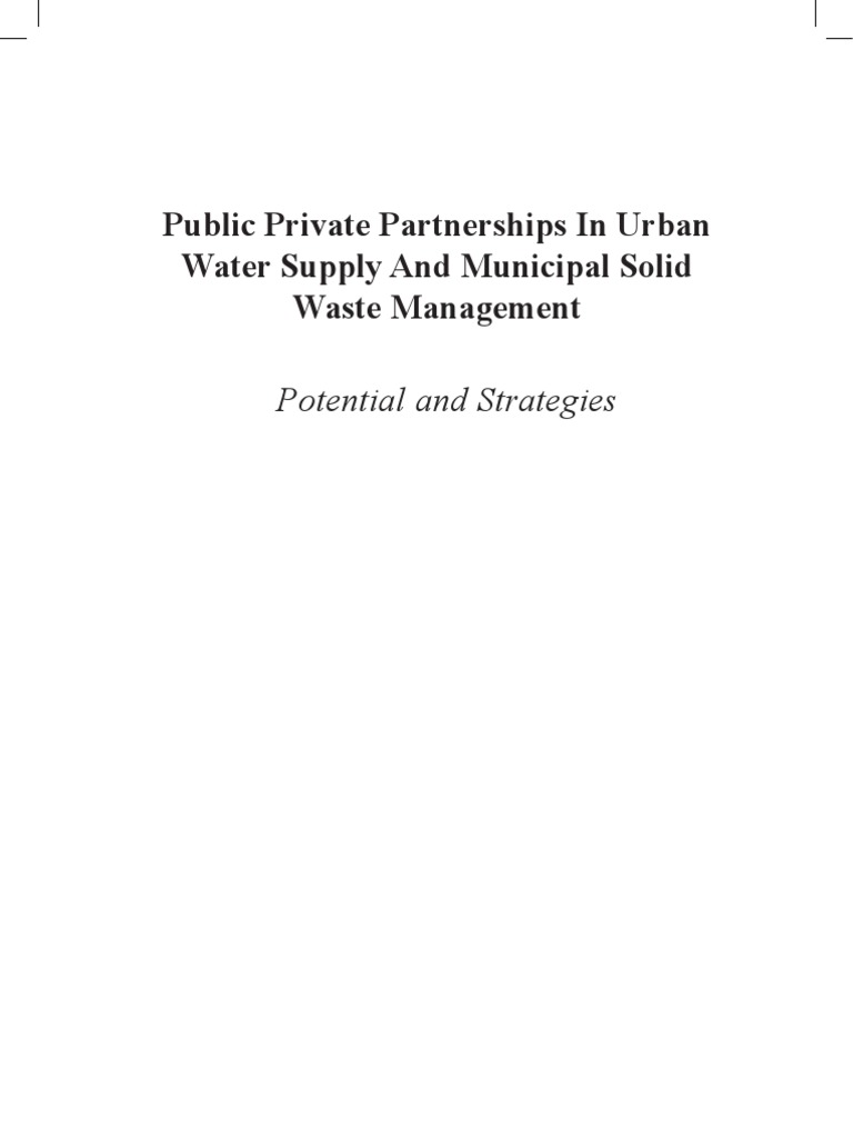 Athena Combined | PDF | Public–Private Partnership | Waste Management