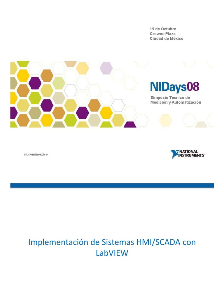 HMI/SCADA con LabVIEW: Implementación y Funcionalidades | PDF | Scada ...