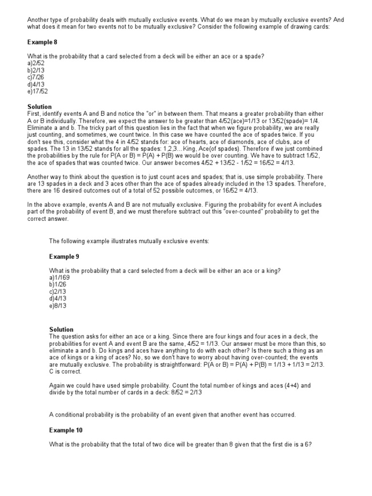 Probability Questions | Download Free PDF | Probability | Dice