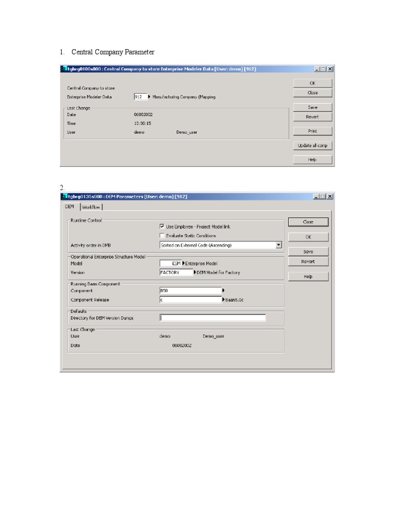 Baan Parameter | PDF | Warehouse | Inventory