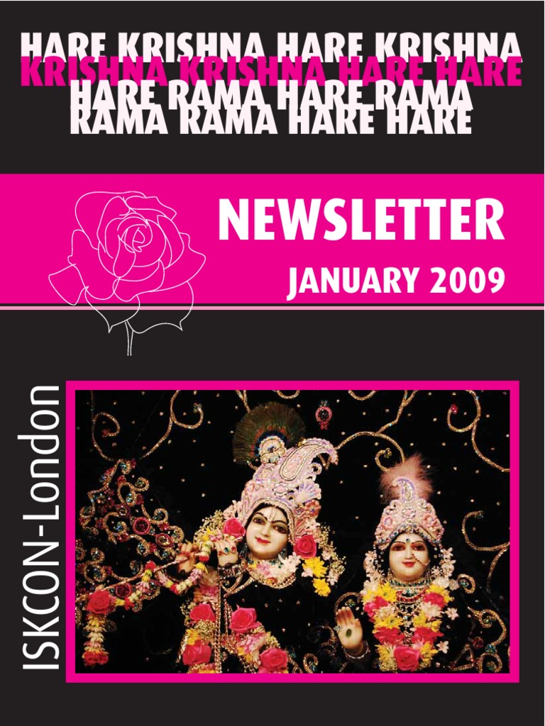 ISKCON-London January 2009 Newsletter | PDF | Forms Of Vishnu | Mahabharata