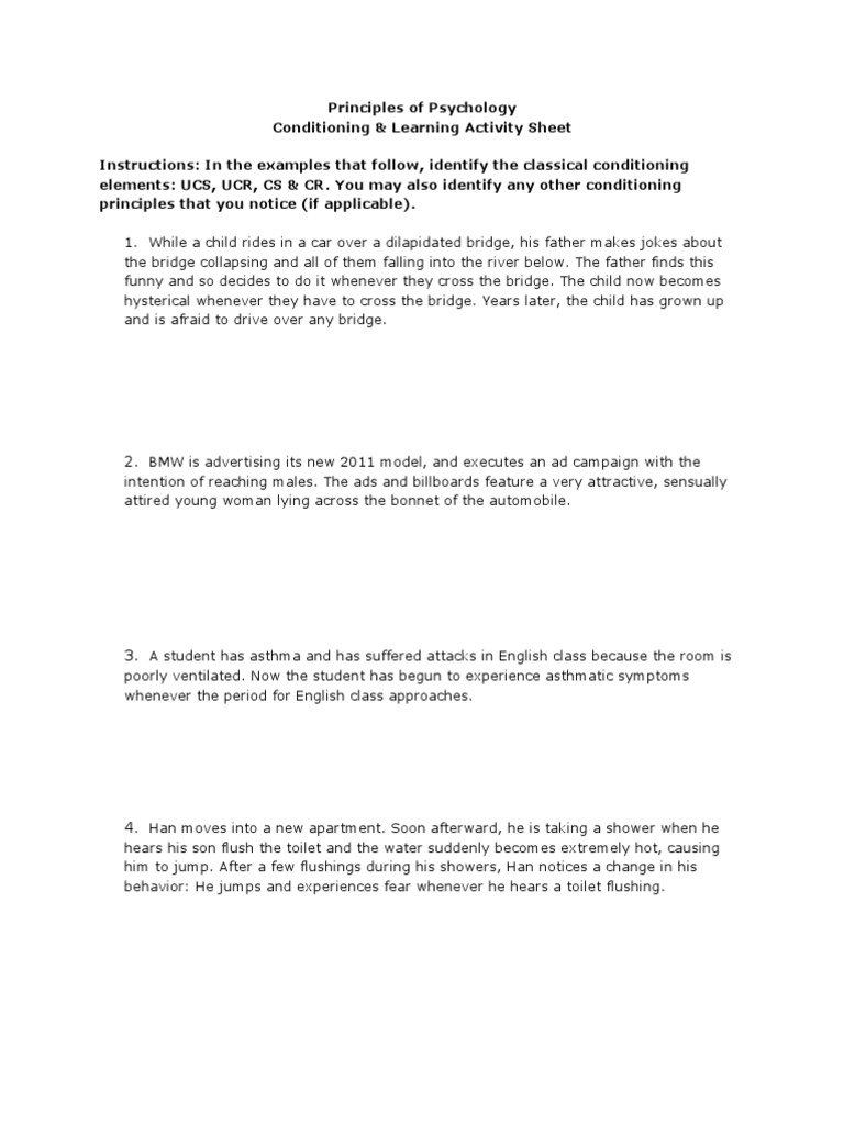 Principles of Psychology | PDF | Classical Conditioning | Psychology