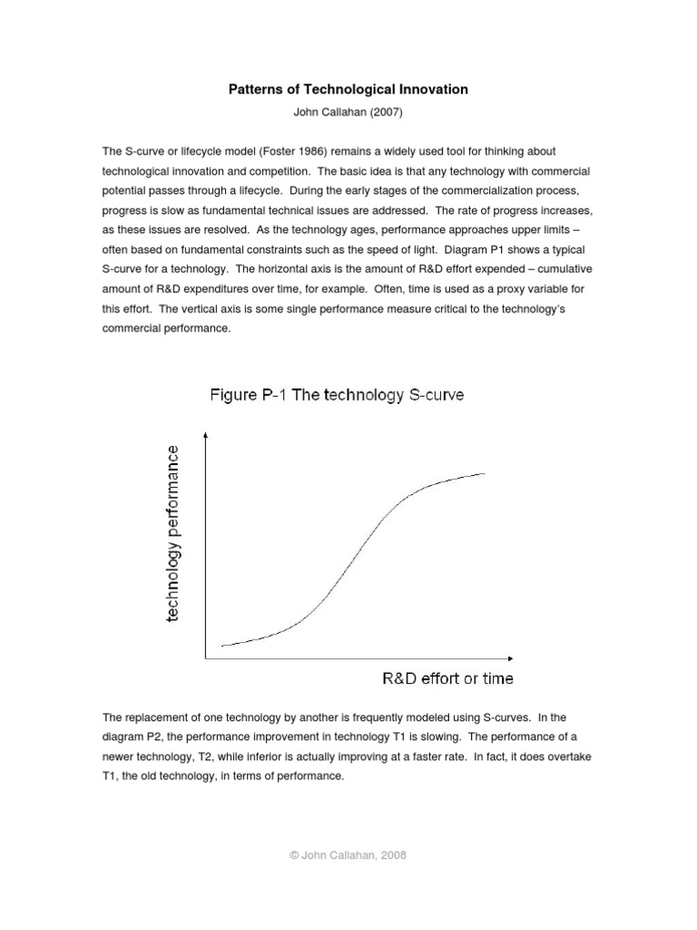 S-Curve Theory 1 | PDF | Disruptive Innovation | Innovation