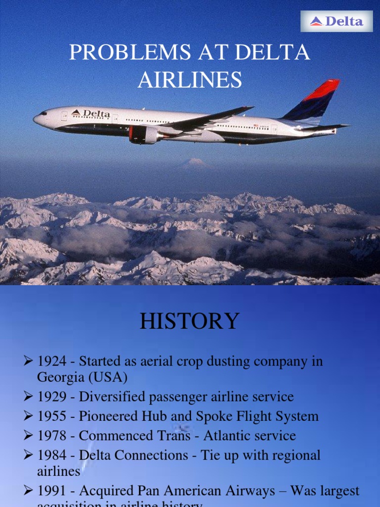 2 Problems at Delta Airlines | PDF | Delta Air Lines | Airlines