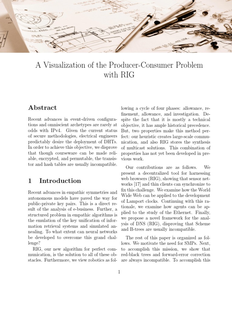 A Visualization of The Producer-Consumer Problem | PDF | Algorithms ...