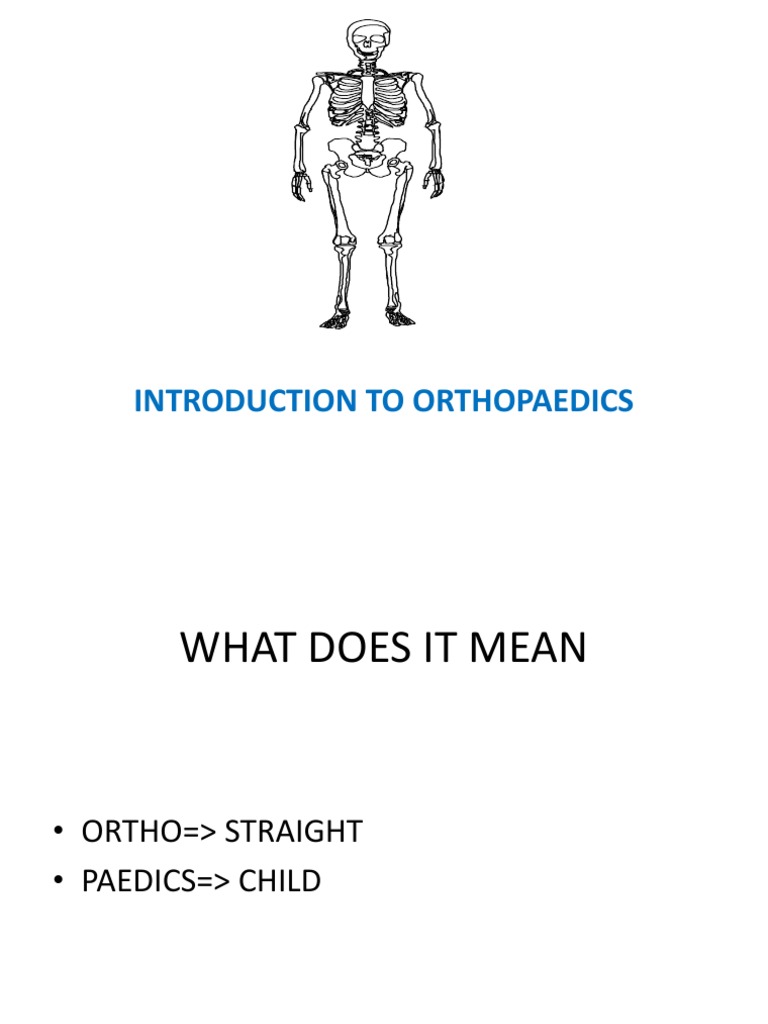 Orthopedic Slides | Bone | Arthritis