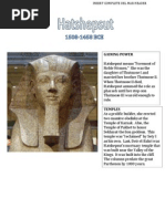 Ancient History: Hatshepsut Notes | PDF | Hatshepsut | Ancient Egypt