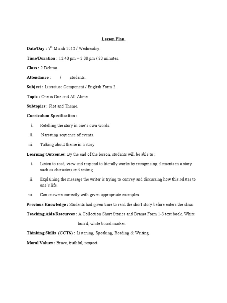 F2 One Is One and All Alone Plot | PDF