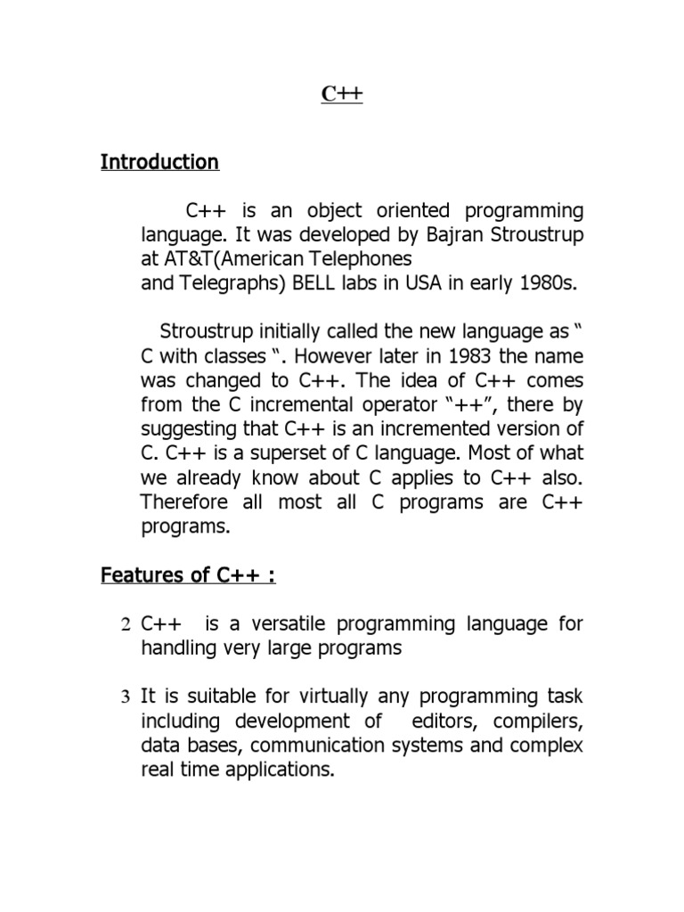 CPP | PDF | Class (Computer Programming) | C++