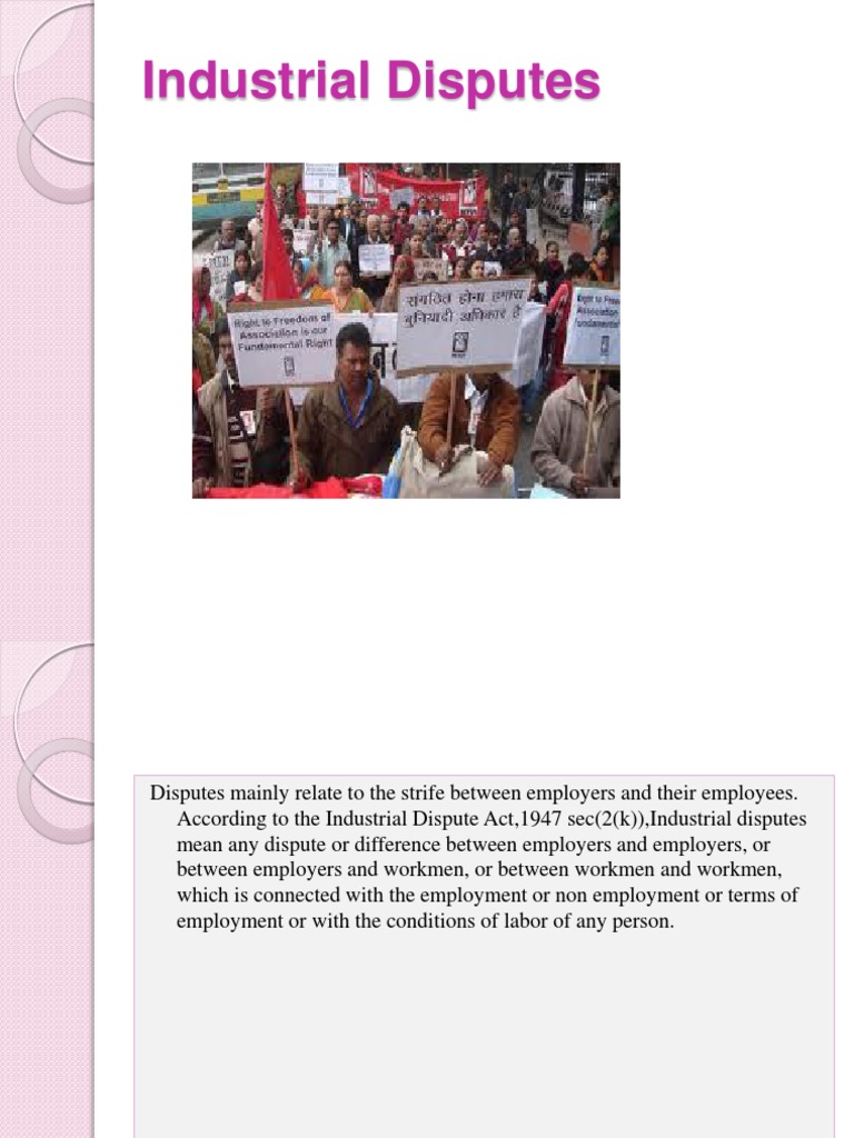 Industrial Disputes | PDF | Strike Action | Arbitration