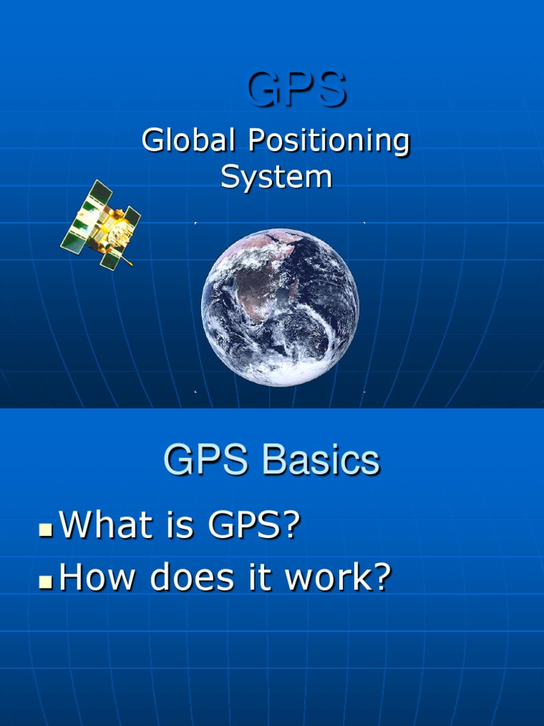 Gps Basics | PDF | Global Positioning System | Satellite
