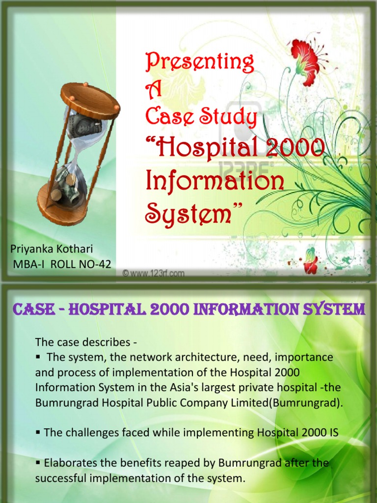 Mis PPT Case Study | PDF | Patient | Management Information System