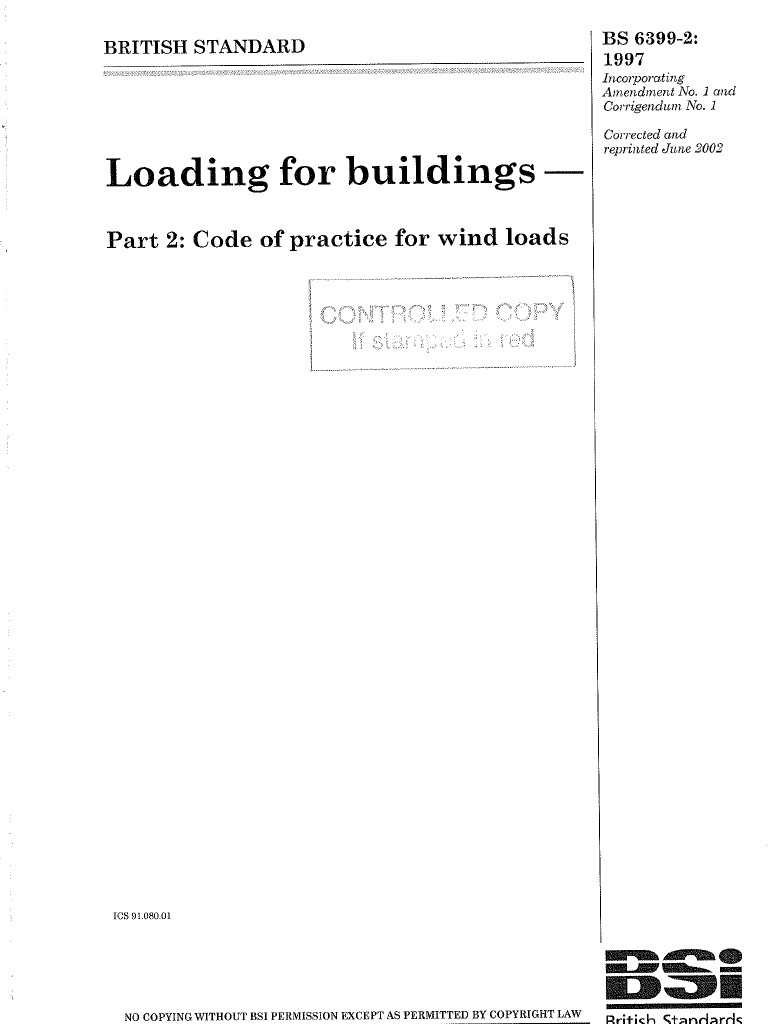 BS 6399.2-1997 | PDF