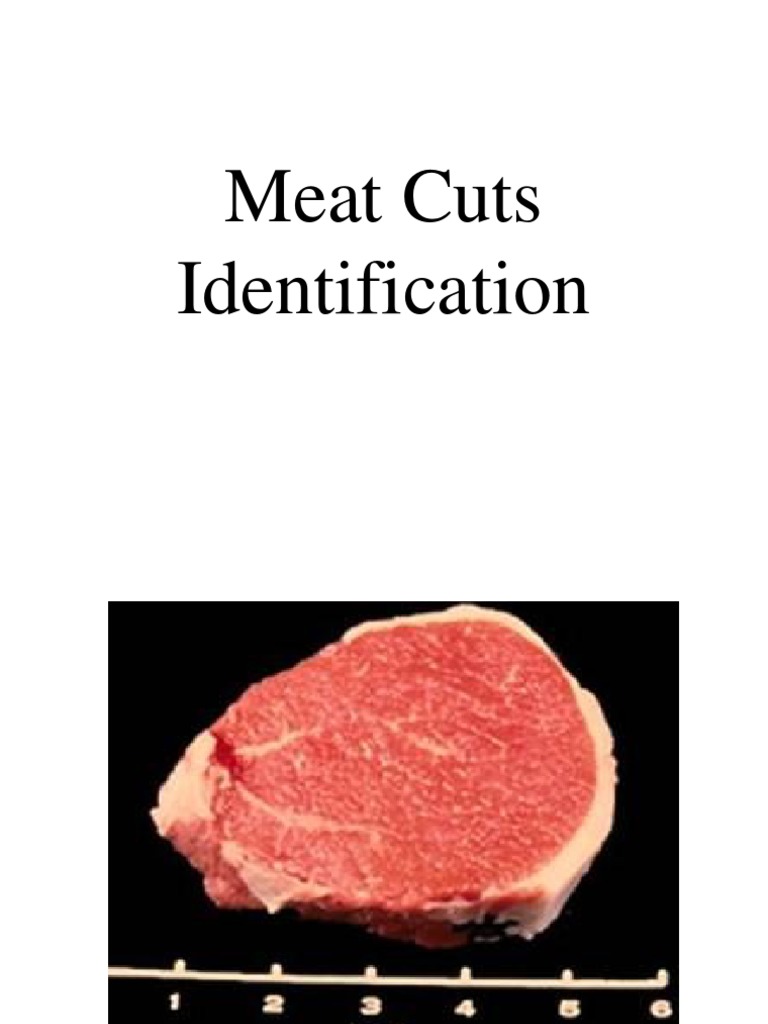 Meat Cuts Identification | PDF