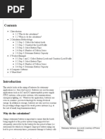 Battery Sizing Calculation | PDF | Electric Power | Watt