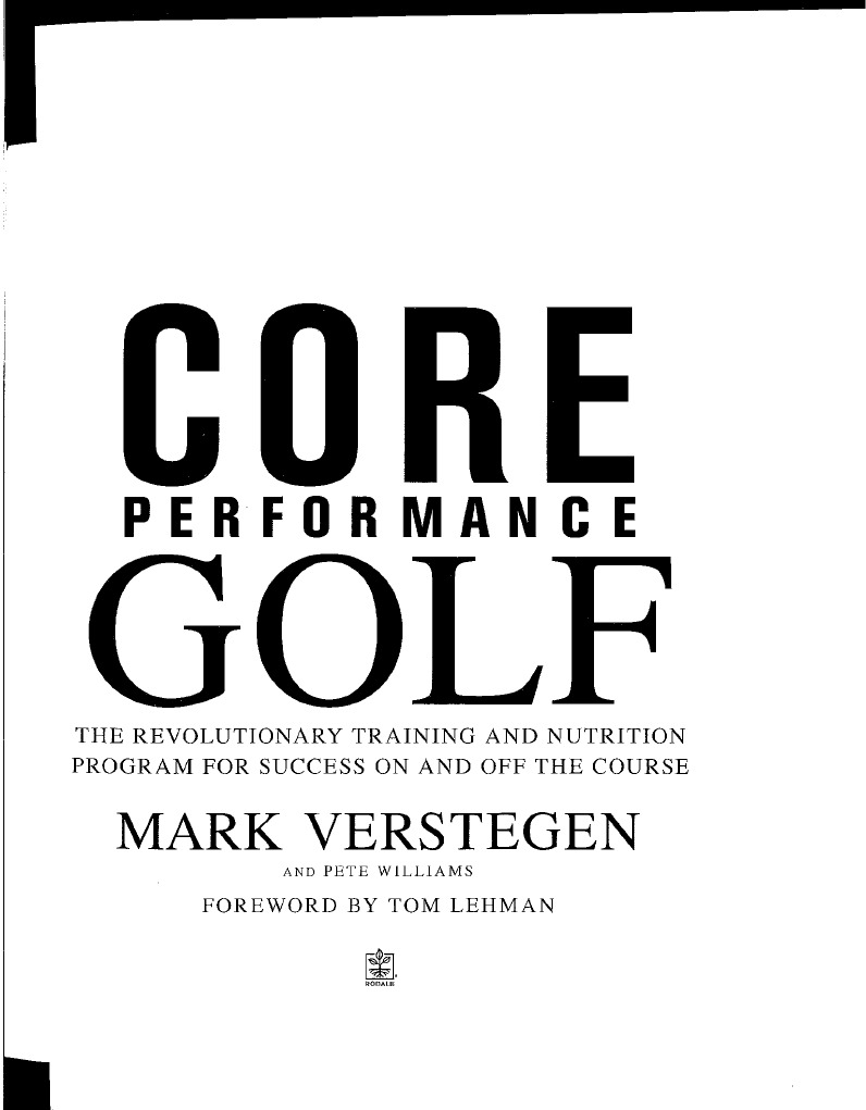 Core Performance VERSTEGEN 2008 0-222x | PDF