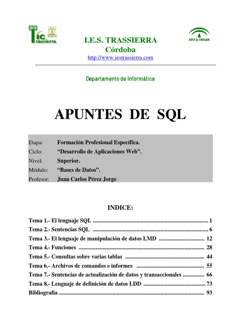 2 SQL | PDF | SQL | Tabla (base de datos)
