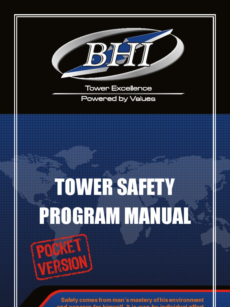 Tower Safety Program Manual | PDF | Personal Protective Equipment | Labour