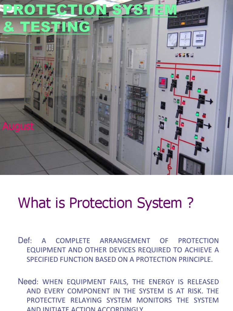 Overview of Electrical Protection Systems | PDF