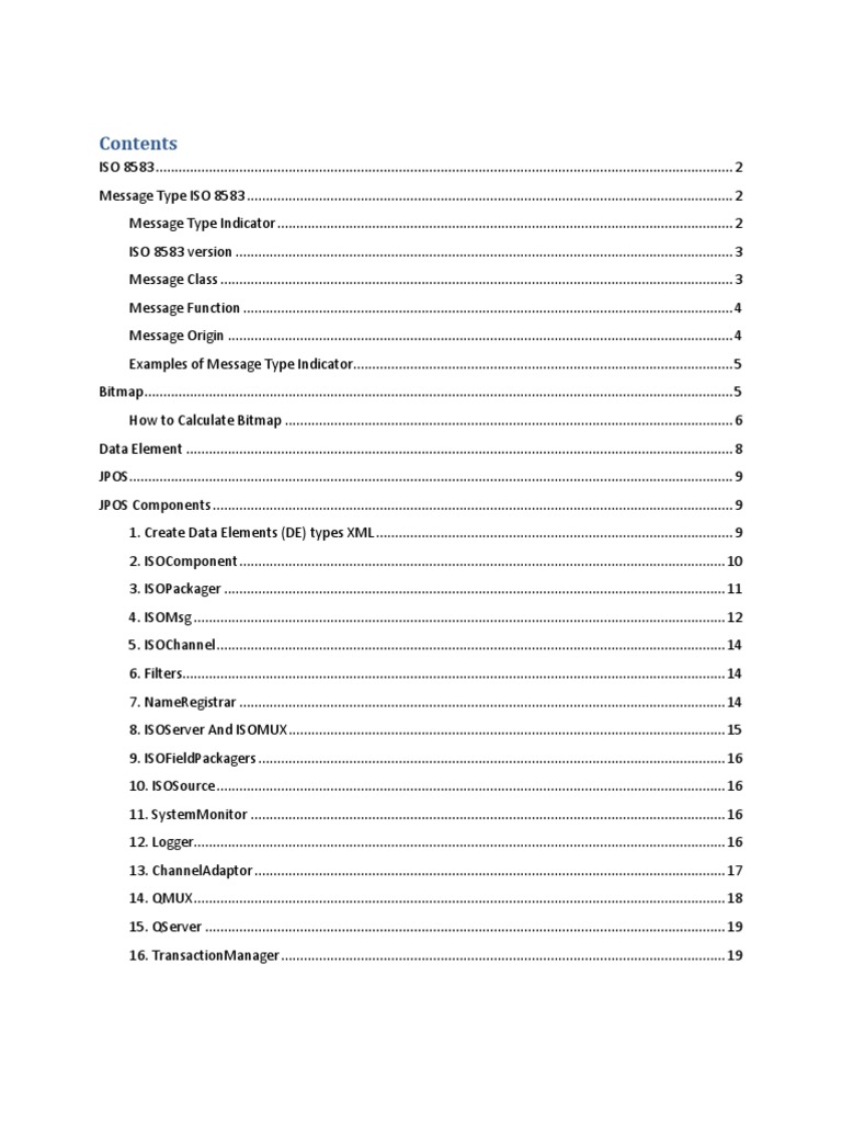 Jpos Document Pdf Data Computing