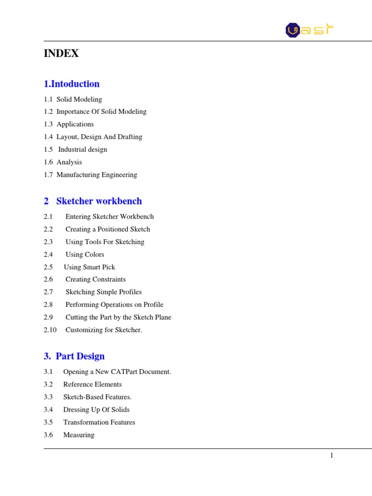 CATIA V5 Training Manual | PDF