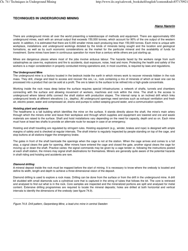 Techniques in Underground Mining: A Guide to Common Methods and ...