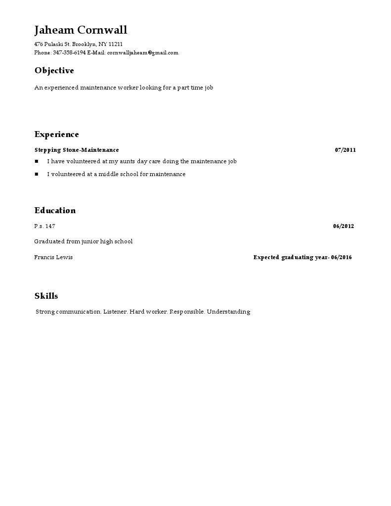 Final Resume | PDF