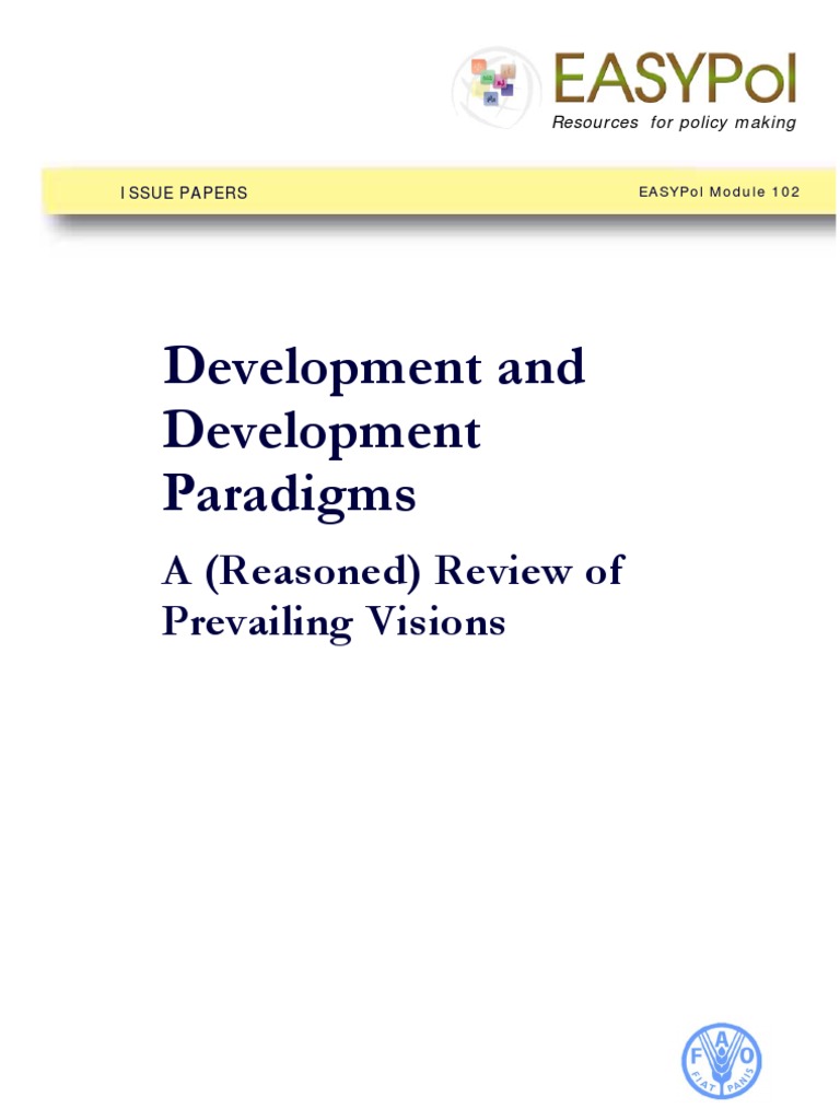 Development and Development Paradigms | Development Economics ...