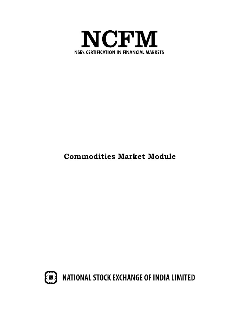 NCFM Module | PDF | Derivative (Finance) | Futures Contract
