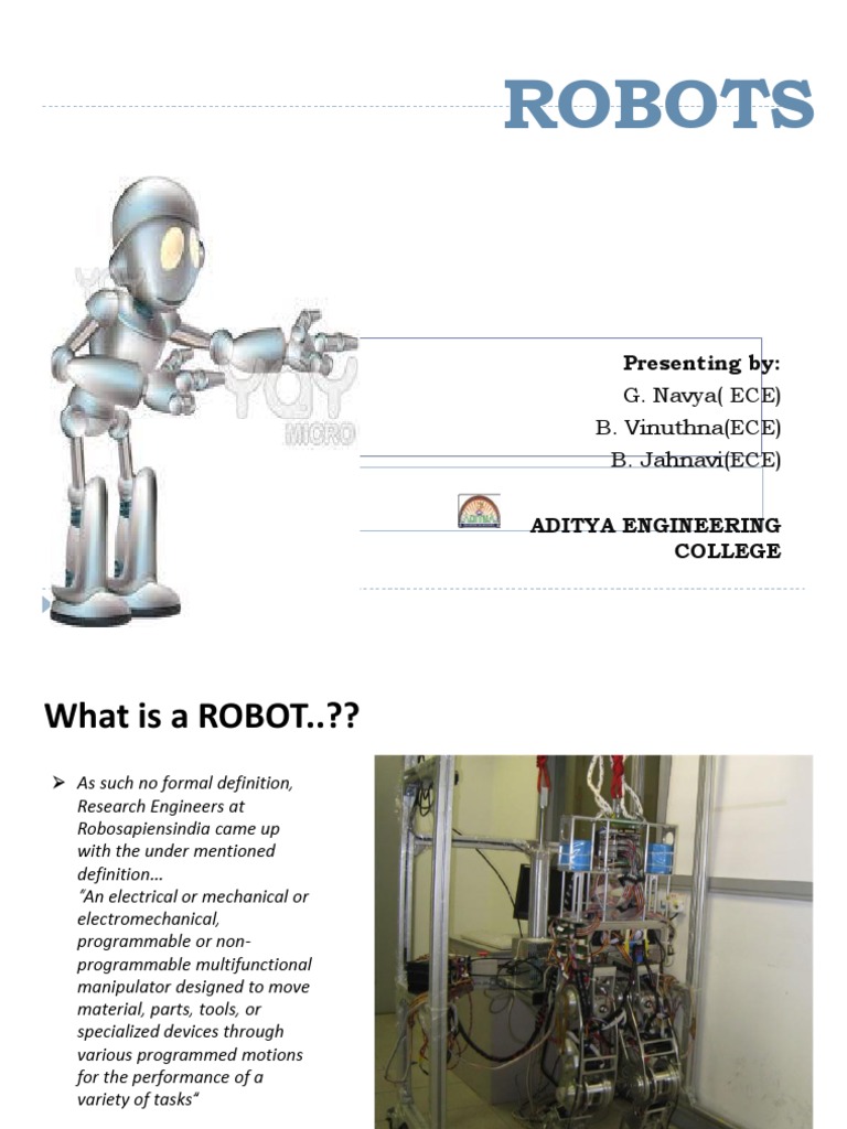 21st Century Robots. | PDF | Robotics | Emerging Technologies