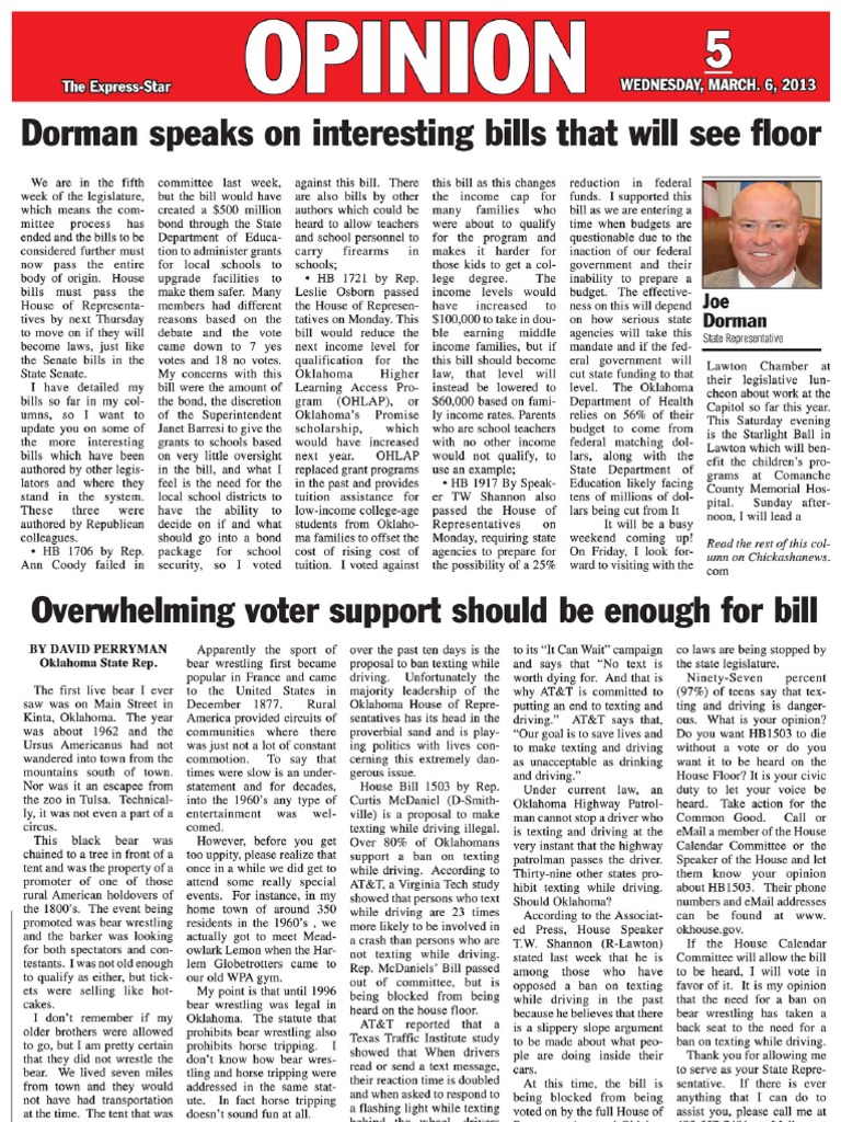 Chickasha Express-Star | PDF | United States House Of Representatives ...