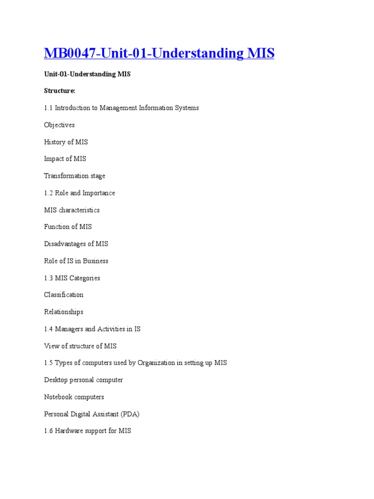Mb0047 Management Information System | PDF | Databases | Information Technology