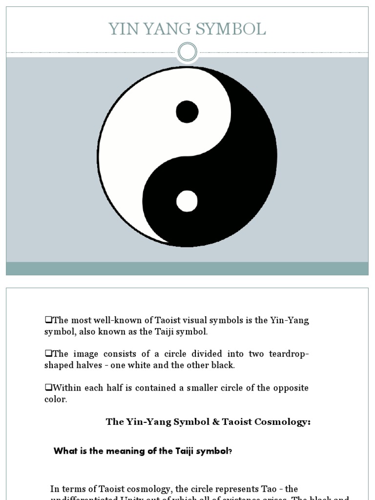 Taoism Symbols And Their Meanings