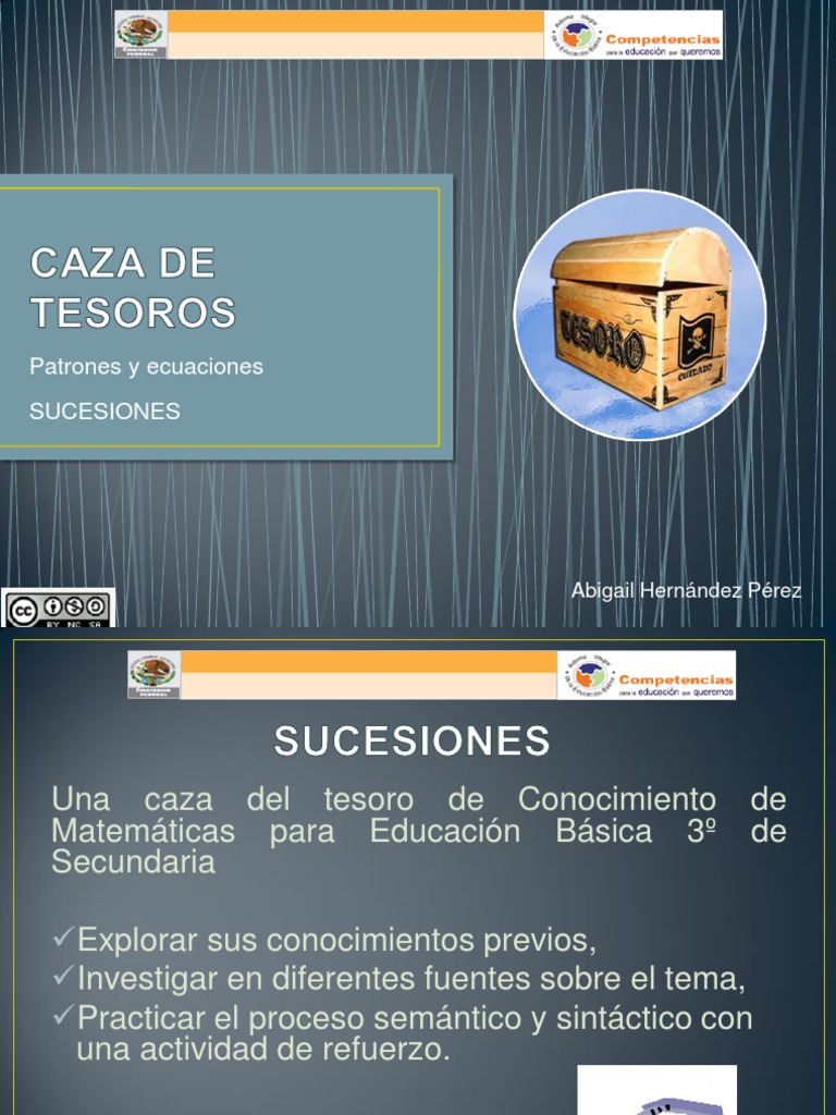 Caza de Tesoros Matematicas - Abigail | PDF | Números | Secuencia