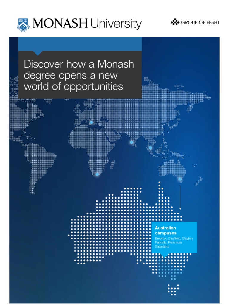 Monash University: Global Opportunities | PDF | Postgraduate Education ...