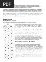 Notas para Acordeón GCF | PDF