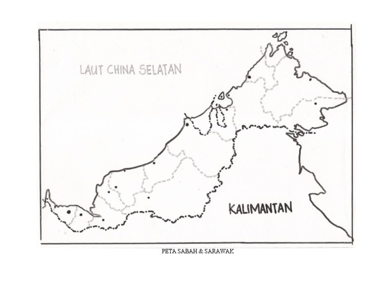Peta Sabah&Sarawak | PDF