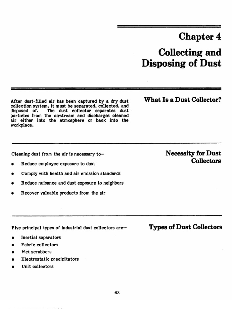 Efficient Dust Collection and Disposal: A Comprehensive Guide to ...