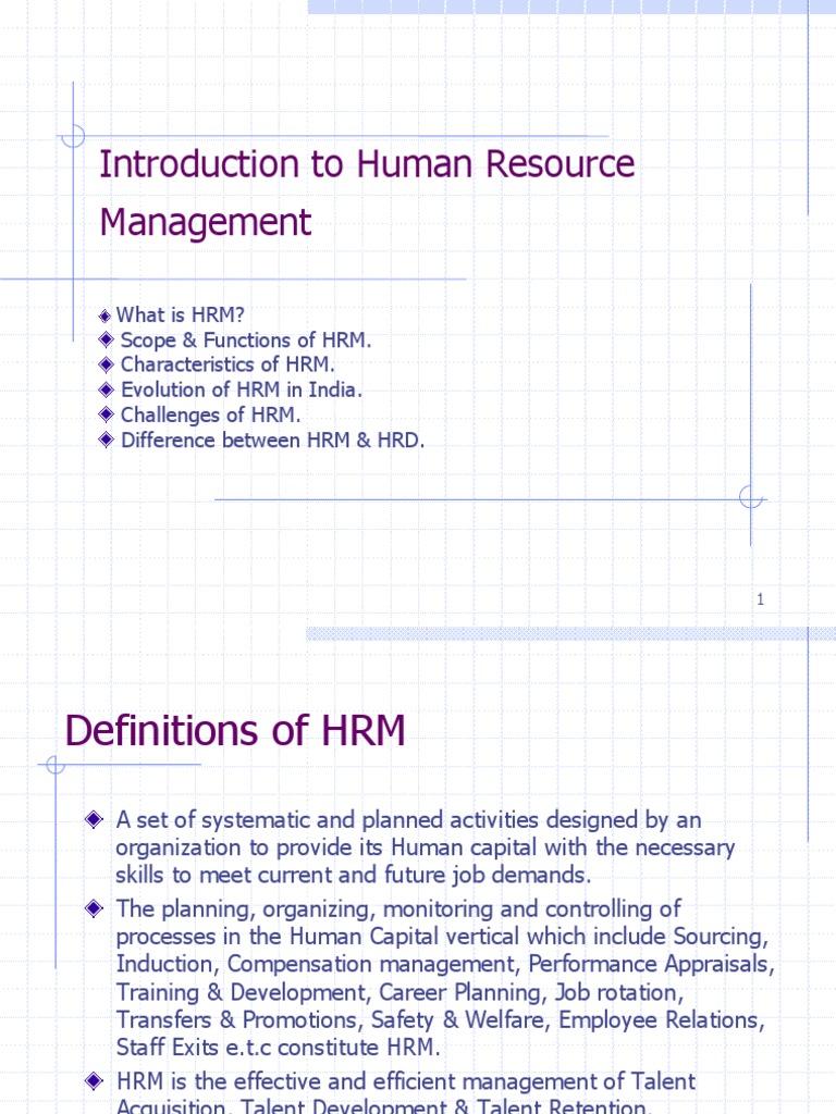 Human Resource Management Notes | Download Free PDF | Performance ...