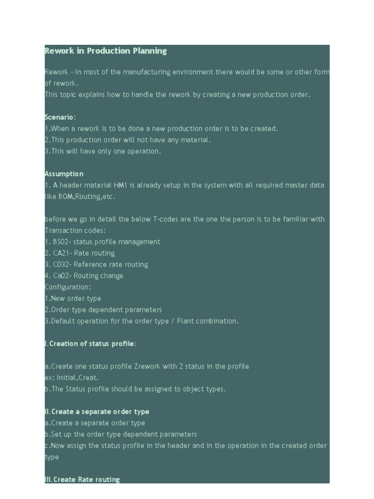 Rework | PDF | Computing | Business